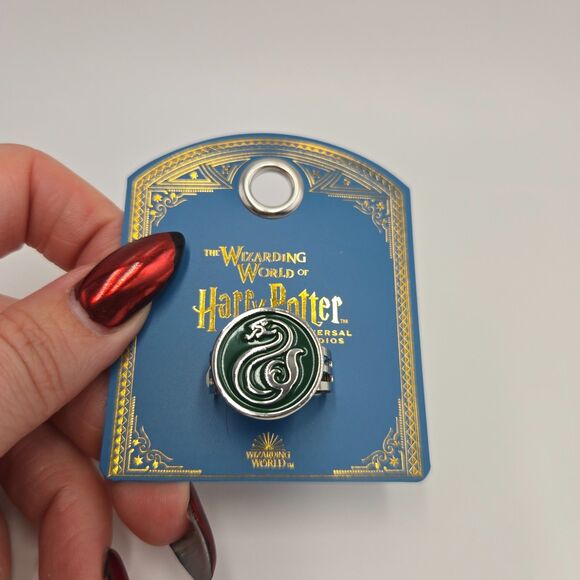 Universal Studio | Jewelry | Harry Potter Slytherin Ring Hogwarts House Sigil Jewelry Universal ...